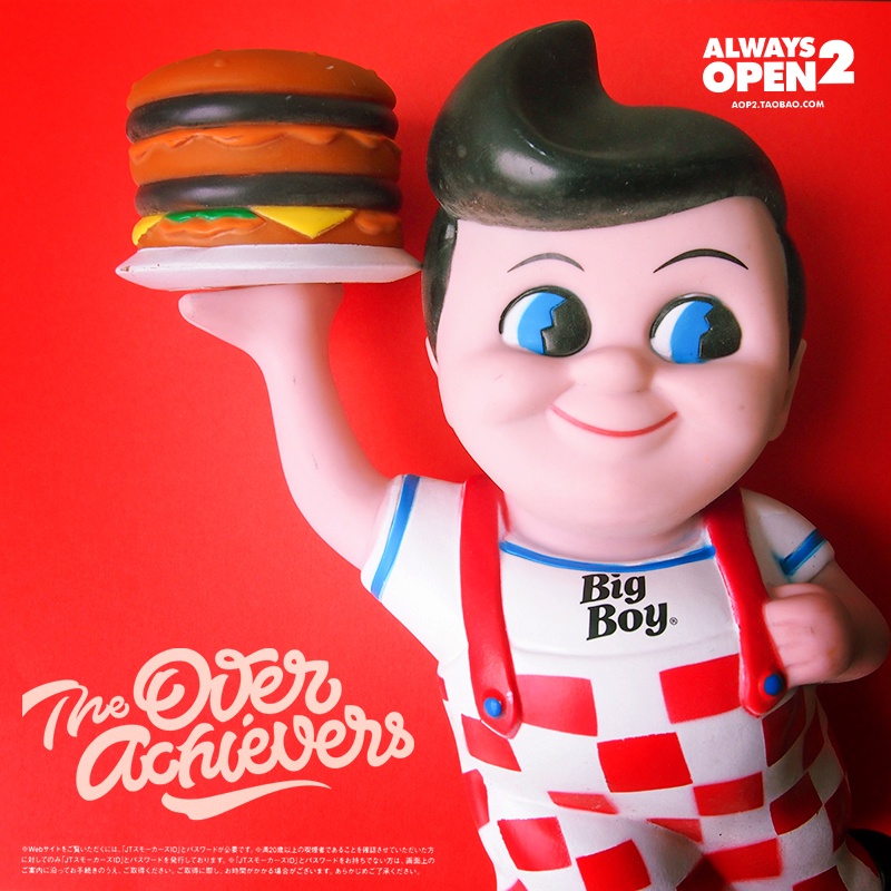 ☈ ของเล่น และของสะสม Retro American Burger Boy กระปุกออมสินตุ๊กตา BIG ...