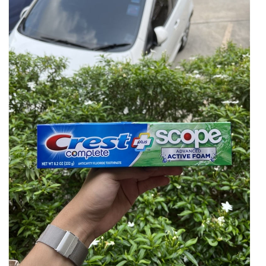 ยาสีฟันสุดฮิตจากอเมริกา Crest Complete Whitening Scope Toothpaste 184g ...