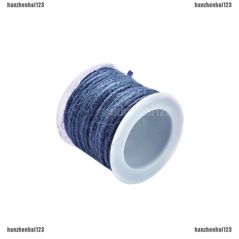 HZ10M Natural Hessian Rope Burlap Ribbon DIY Craft Vintage Wedding ...