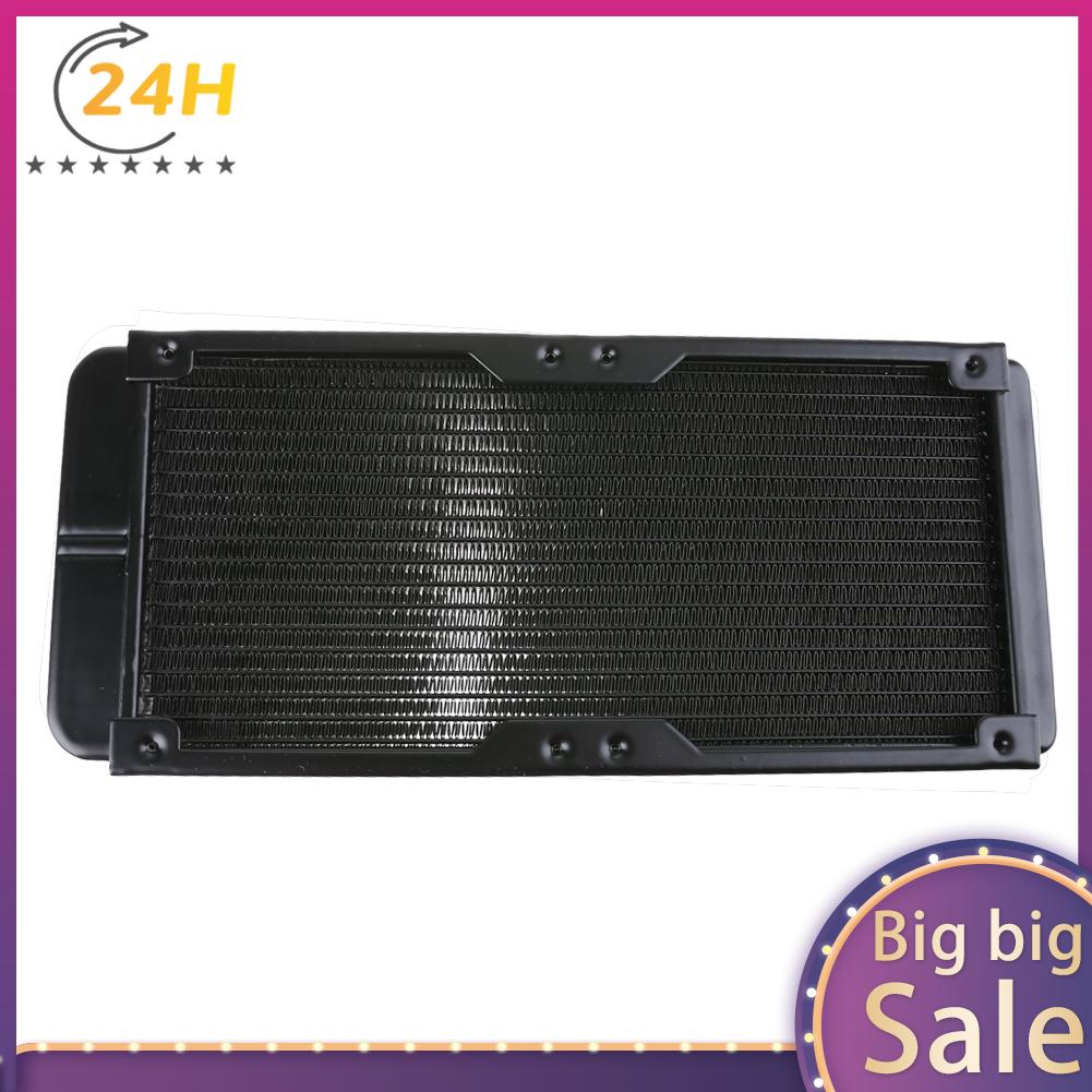 1Pc 240mm 18 Tubes Aluminum Computer Water Cooling Radiator POHp ...