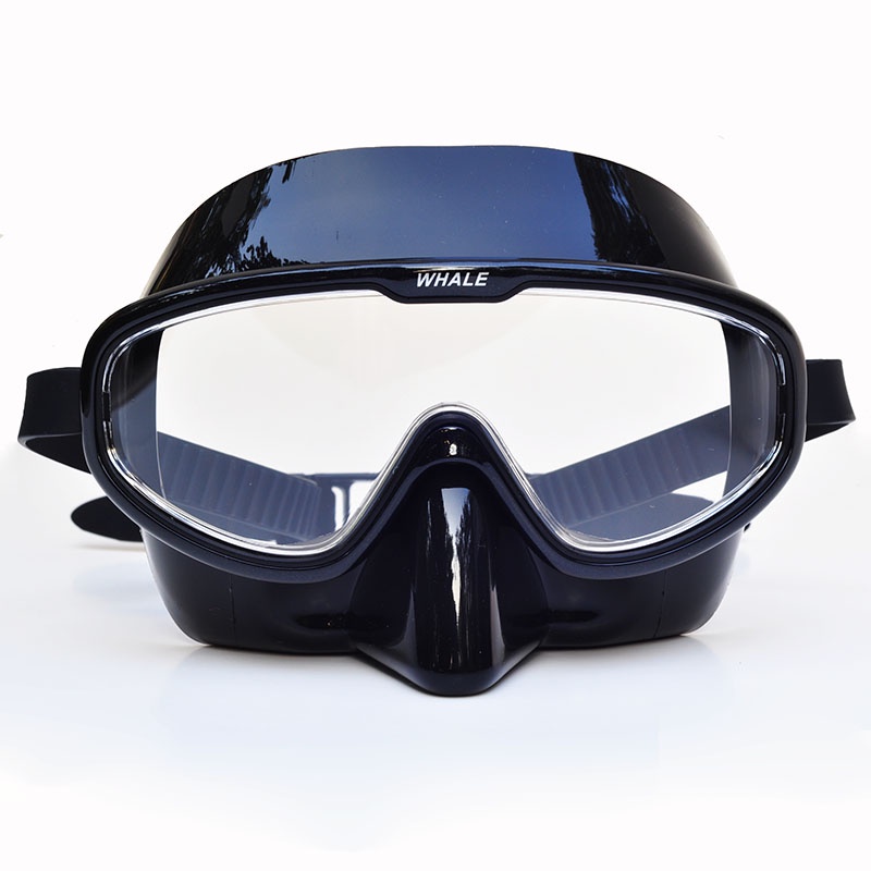 Diving Full Face Clear Lens Anti Fog Scuba Underwater Swimming Glasses ...