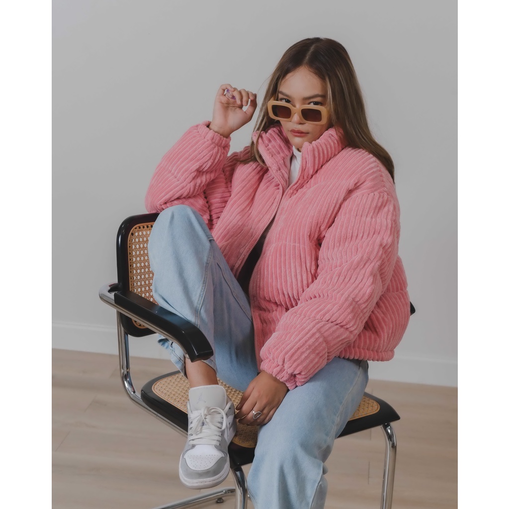 umorestuff Gummy puffer jacket แจ็คเก็ตขนเป็ด ดาวน์แจ็คเก็ต อุ่น กันลม ...