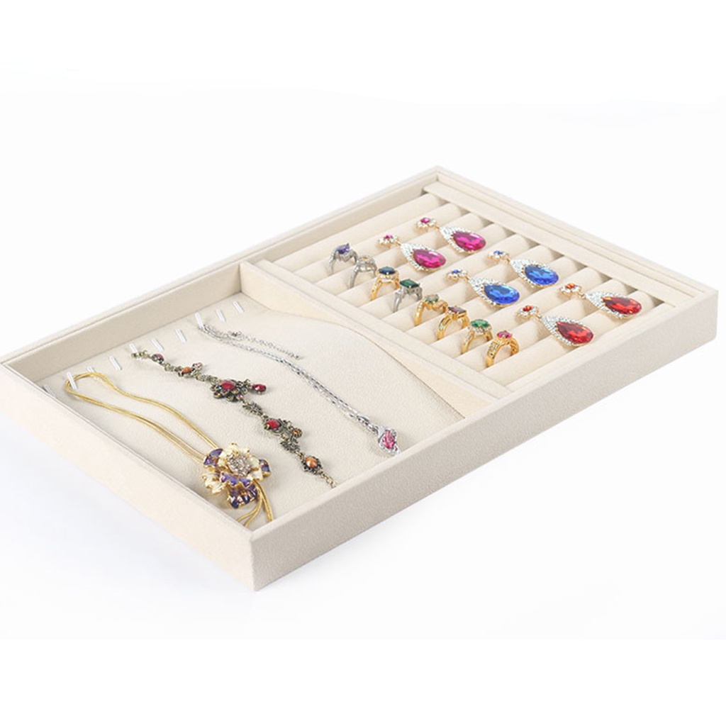 กล่องแสดงVelvet Jewelry Box Ring Earring Necklace endant Bracelet ...