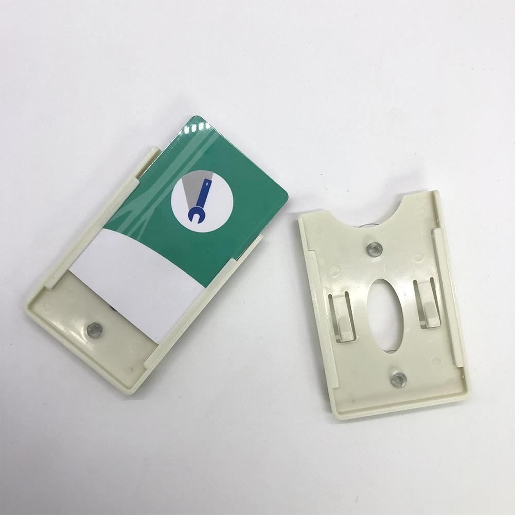 รถตกแต่งภายในTransparent Car Card Sleeve ID IC Card Suction Cup Holder ...