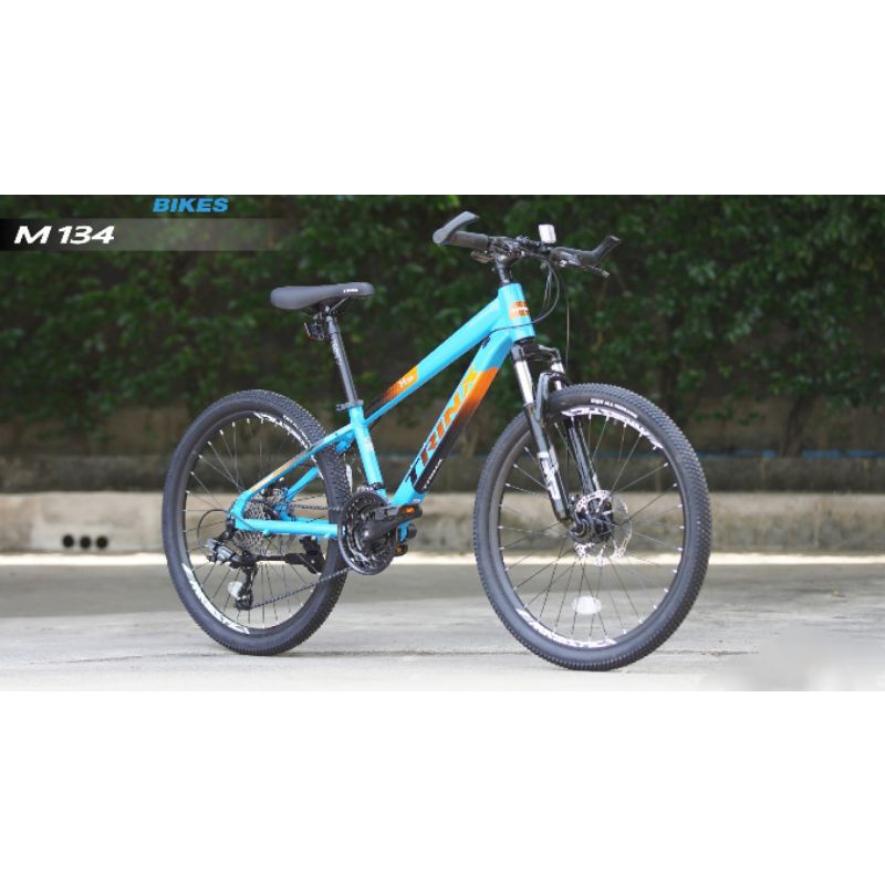 TRINX M134(ส่งฟรี+ผ่อน0%) จักรยานเสือภูเขา ล้อ 24" เกียร์ SHIMANO 21SP ...