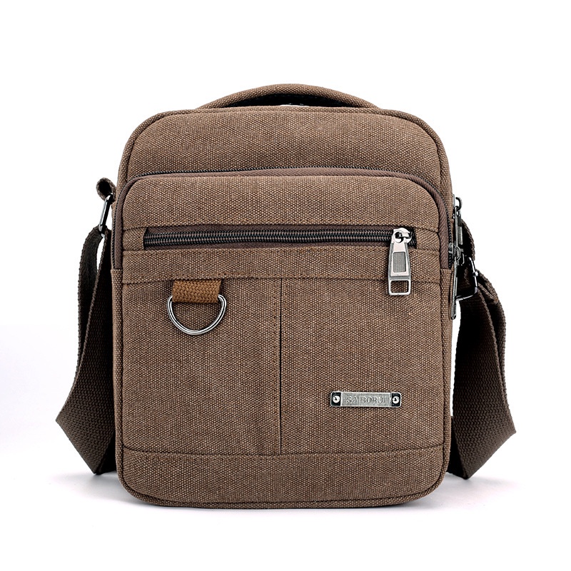 In StockNew Casual Men39s Canvas Shoulder Bag Men Messenger Bags Simple ...