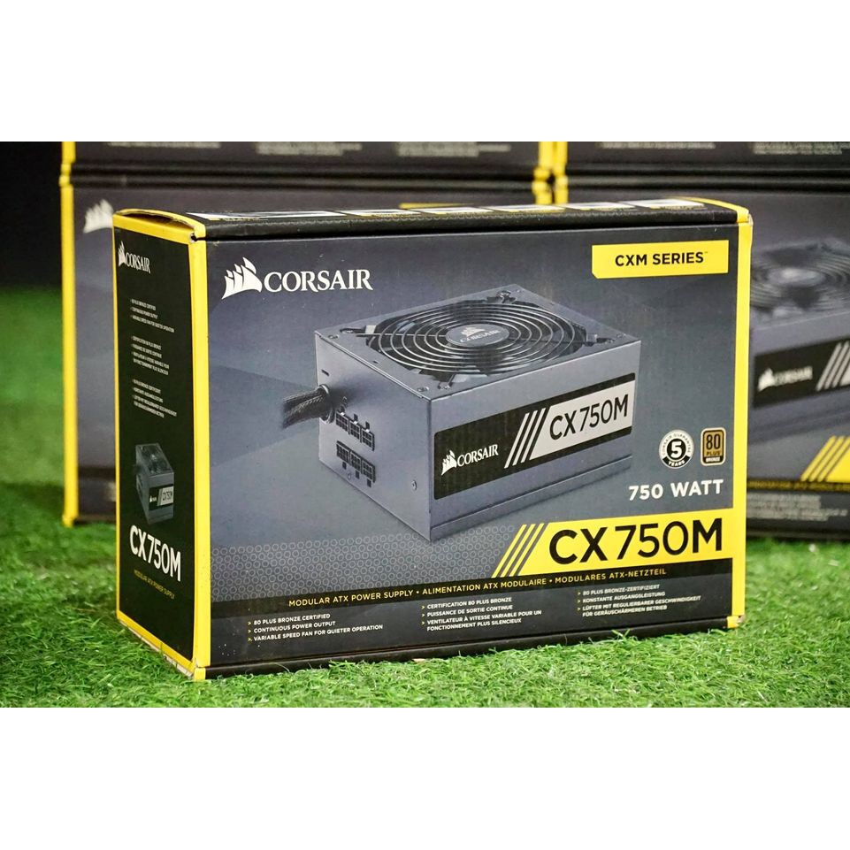 POWER SUPPLY CORSAIR 750W CX750M 80 PLUS สายครบ สภาพสวย - winning77 - ThaiPick