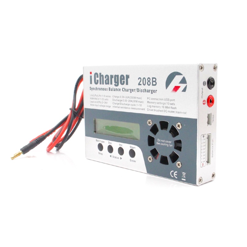 Original iCharger 208B 1-8S 20A 350W Lipo Battery Charger Discharger ...