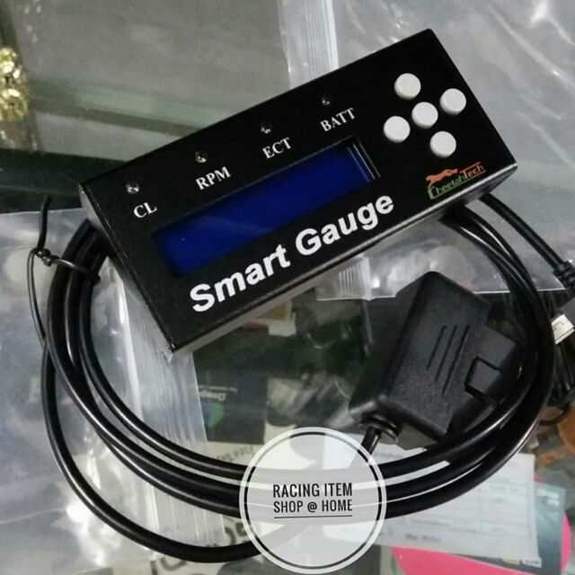 Smart gauge Cheetahtech สมาร์ทเกจ สายแบบ USB เกจพื้นสีฟ้าอักษรขาว ...