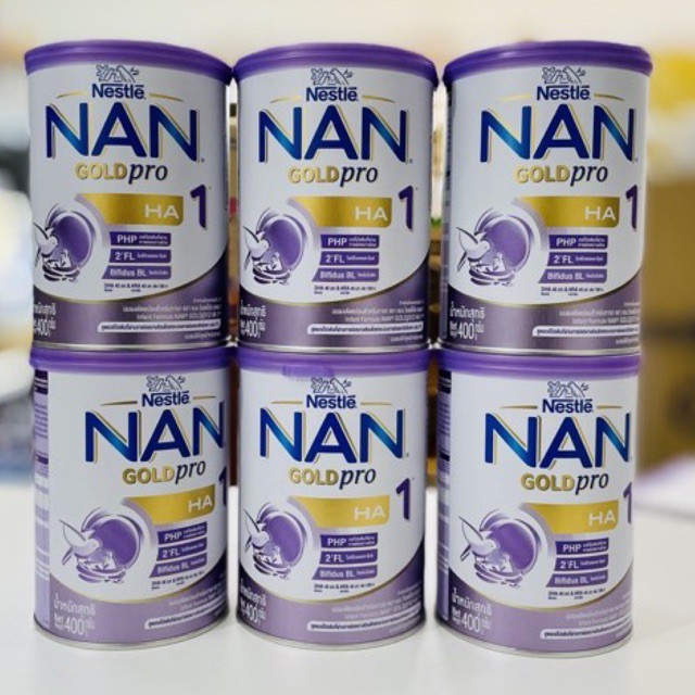 NAN Gold Pro HA 1 ขนาด 400 กรัม แพค 6 กระป๋อง | Shopee Thailand