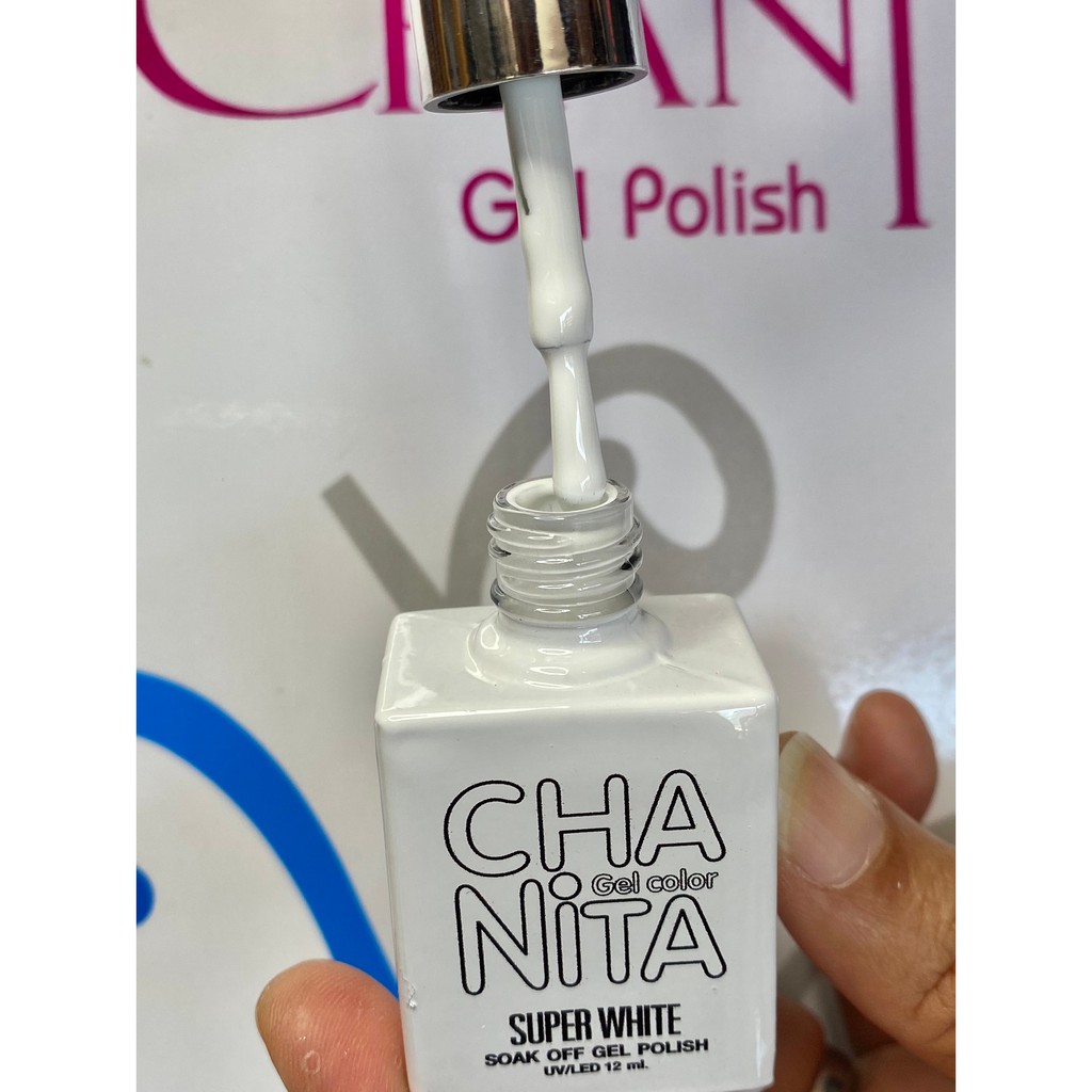 สีขาว Super White by Chanita brand - nailmarket.thailand - ThaiPick