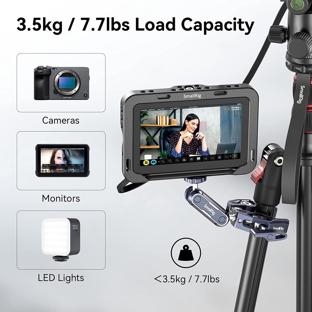 SmallRig Super Clamp Ballhead Magic Arm Camera Clamp Crab-Shaped ...