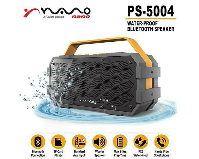 ลำโพงบลูทูธ Nano ps-5004 - cupidblue - ThaiPick