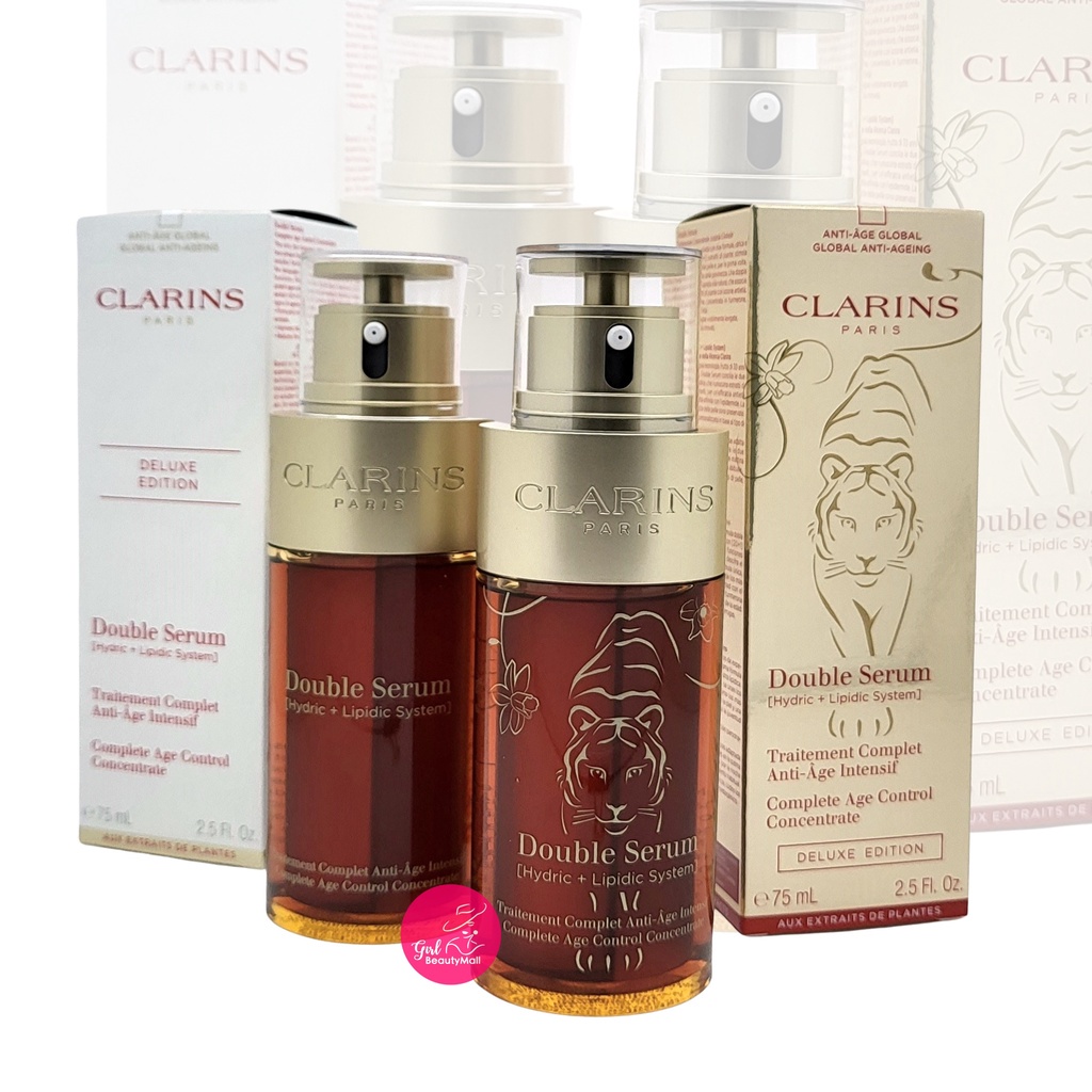 CLARINS Double Serum Complete Age Control Concentrate ขวดใหญ่ 50mL ...