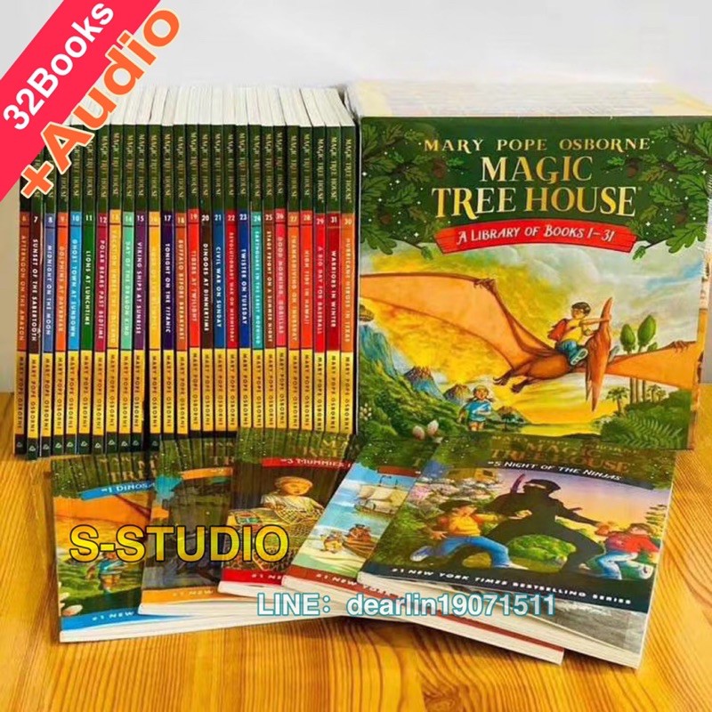 Magic Tree House no box จัดส่งทุกวัน The 1 1-311ใหม่ล่าสุด มีสมุดA ...