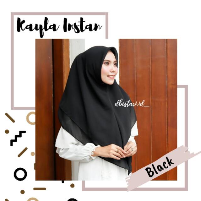 Kayla Hijab อะไหล่สองชั้น 1 ฮิญาบ Khimar 2 ชั้นเนื้อแมตต์สองชั้น ...