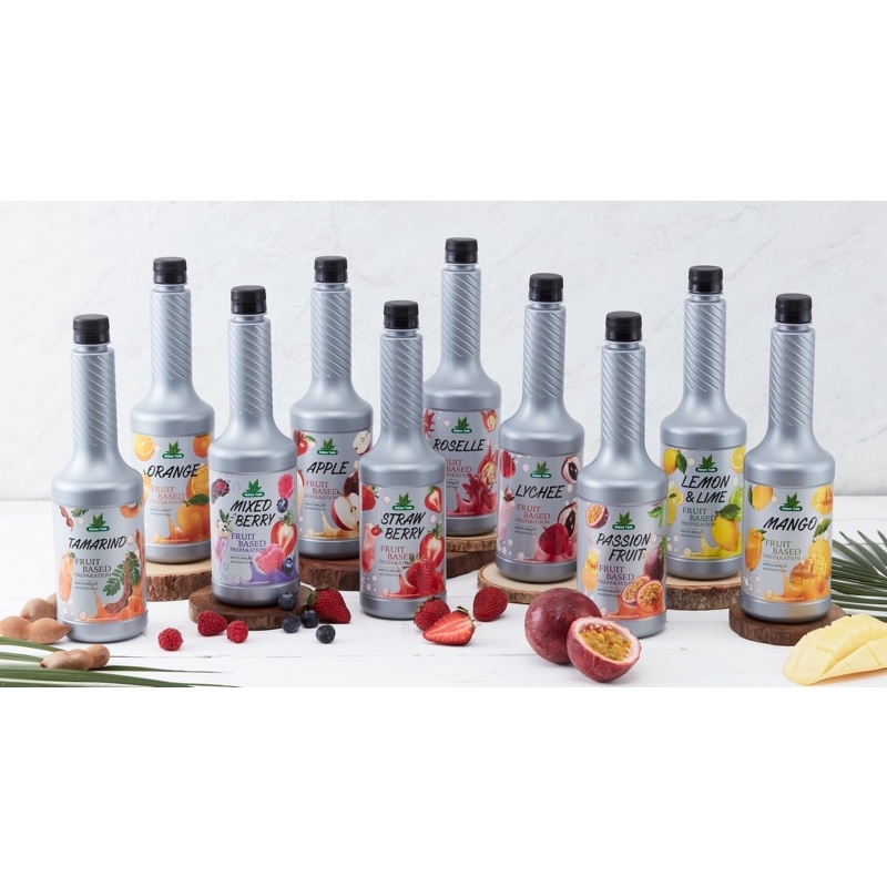 Nature Taste น้ำผลไม้เข้มข้นฟรุตเบสพรีเพอเรชั่น เพียวเร่ 13 รสชาติ ตรา ...