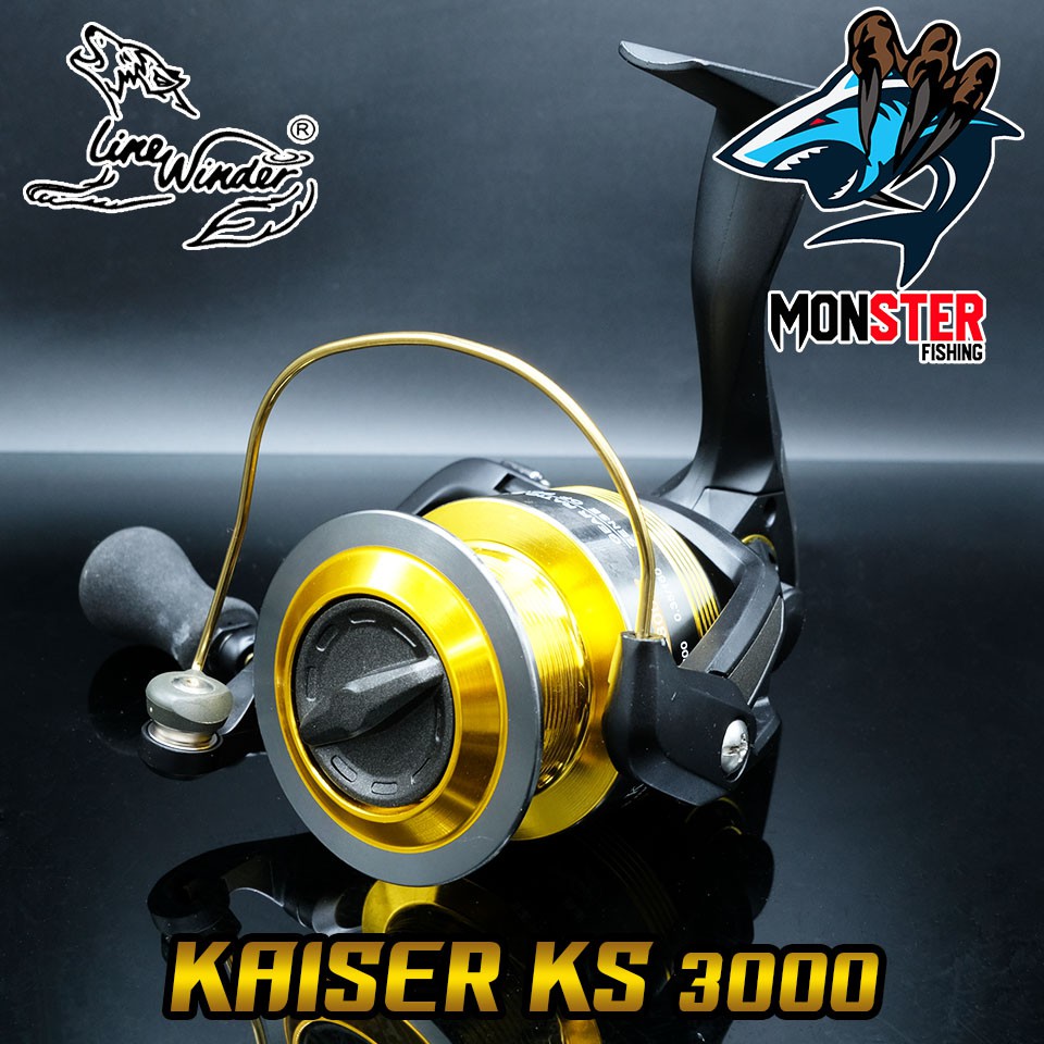 รอกตกปลา รอกสปินนิ่งหมาป่า LINE WINDER รุ่น KAISER KS 20003000400050007000 - suriyafocusplus ...