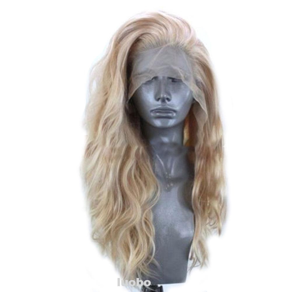 24 Inch Fashion Soft Synthetic Hair Wavy Women Wig - luobo.th - ThaiPick