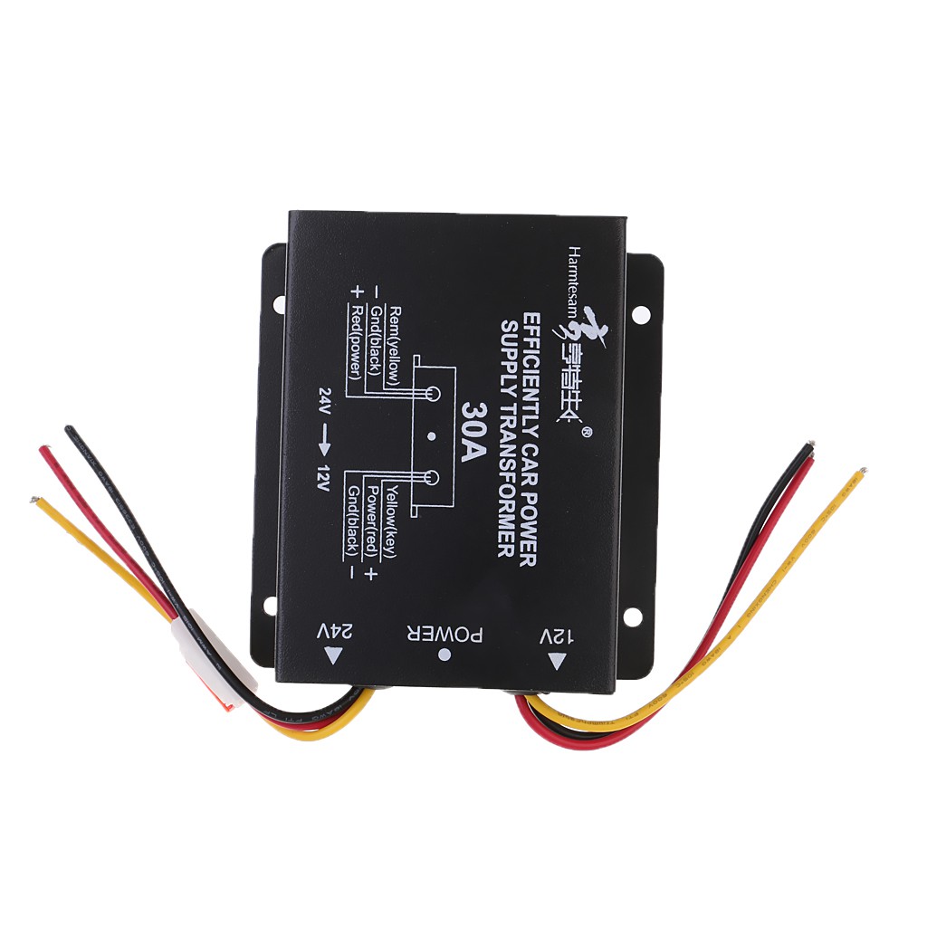 DC 24 V To 12v 30A Power Supply Voltage Step Down Transformer Converter ...