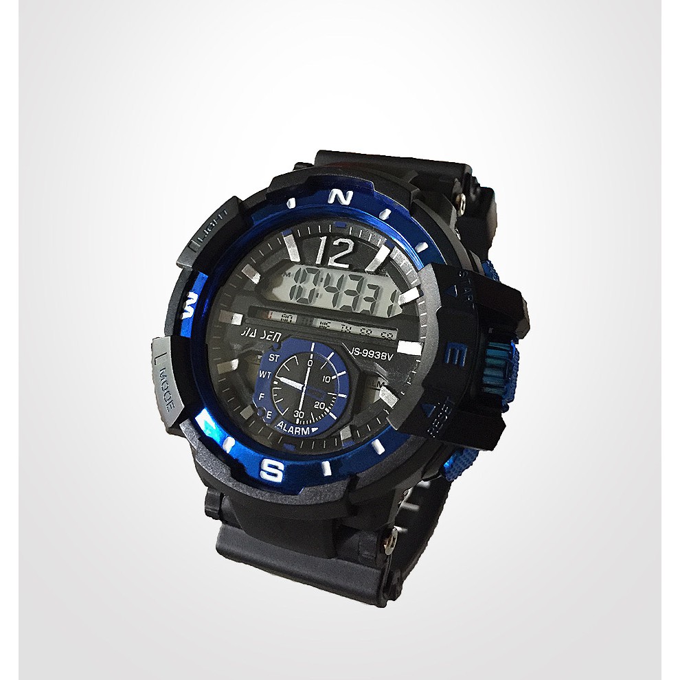 Jia sen นาฬิกาข้อมือผู้ชาย ดิจิตอล ของแท้100 พร้อมกล่อง สไตล์สปอร์ต ...