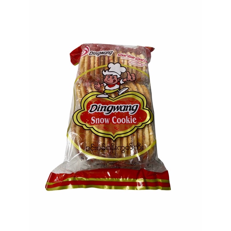 DING WANG Snow Cookie 200gโดโซะ พม่า 1SETCOMBOจำนวน 2 แพคบรรจุ 400g ...