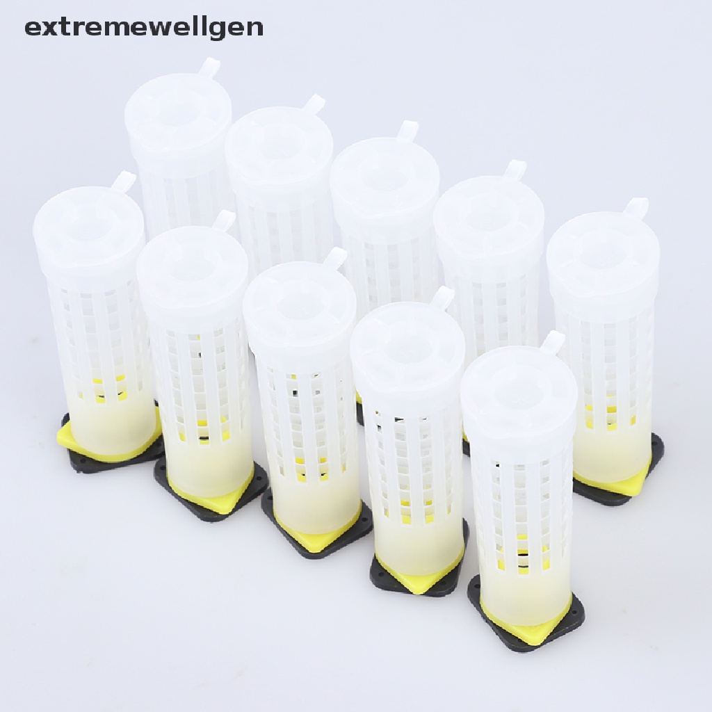 [extremewellgen] 10pcs Beekepping Rearing Cup Kit Queen Bee Roller ...