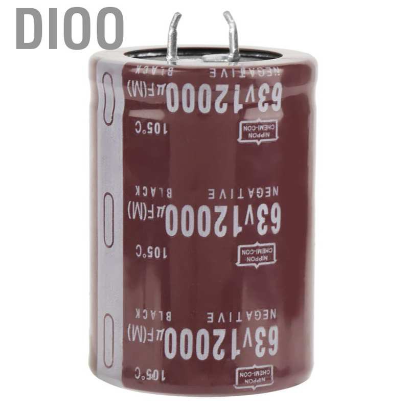 Dioo 2 ชิ้น 63 V 12000 Uf ตัวกรองไฮไฟอิเล็กโทรไลต์ 35x50 มม . สําหรับ ...