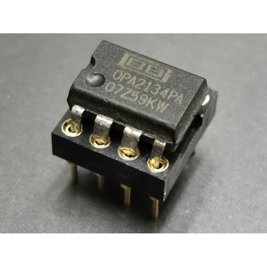 Dual OP-AMP ออปแอมป์ OPA2134PA ตัวถังพลาสติก ผลิตที่ Korea ของแท้ พร้อม ...