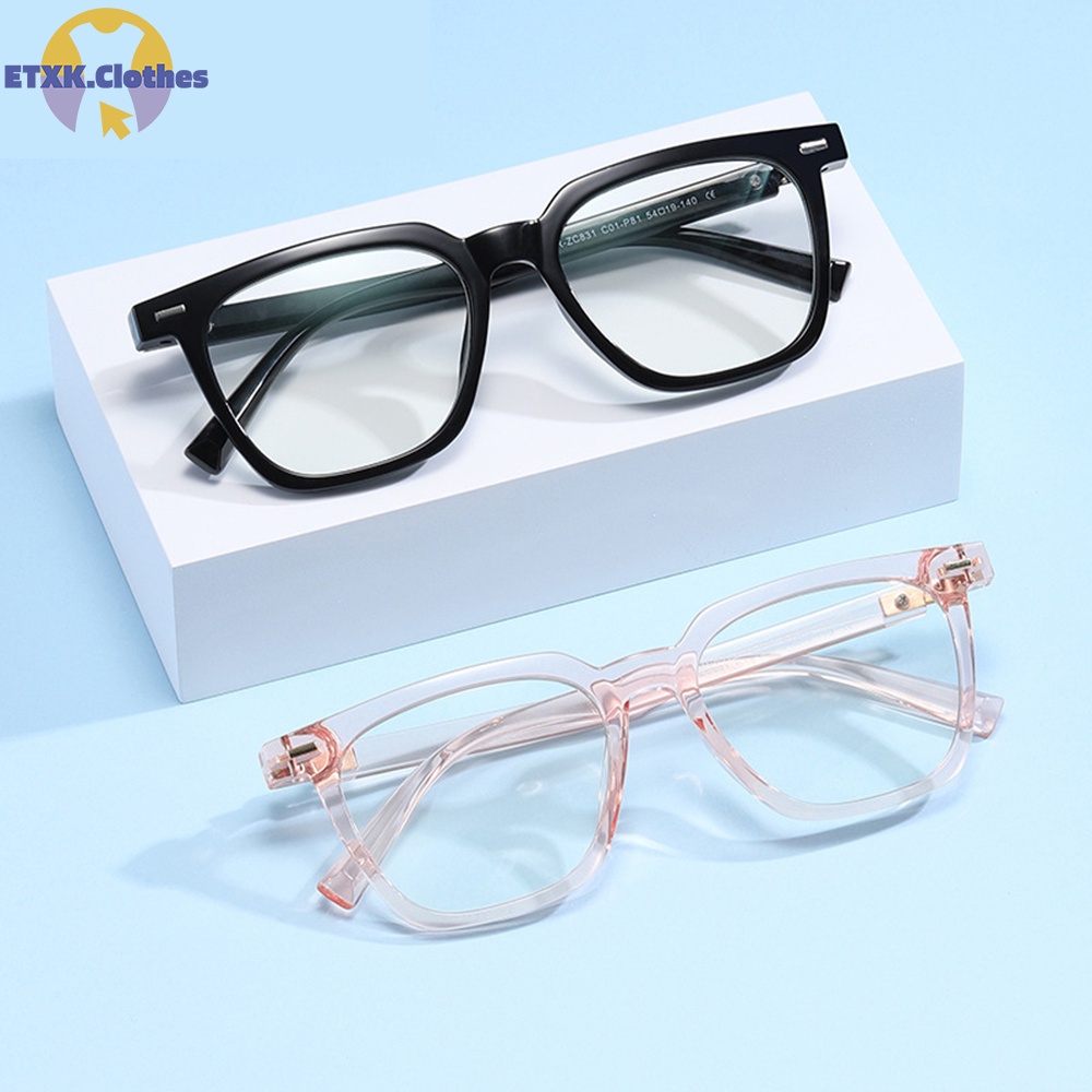 Anti Radiation Eyeglasses Frame Square Shape Optical TR90 Blue Light ...