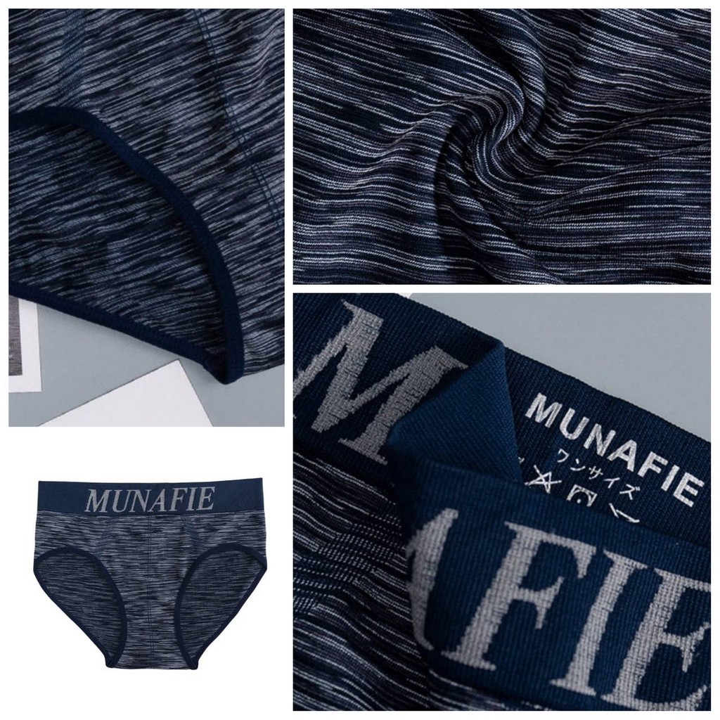 กางเกงในชาย TopDry ขาเว้า รุ่นล่าสุด Munafie (ของแท้) แบรนด์ญี่ปุ่น ผ้านิ่ม ยืดหยุ่นสูง ใส่ซอง ...