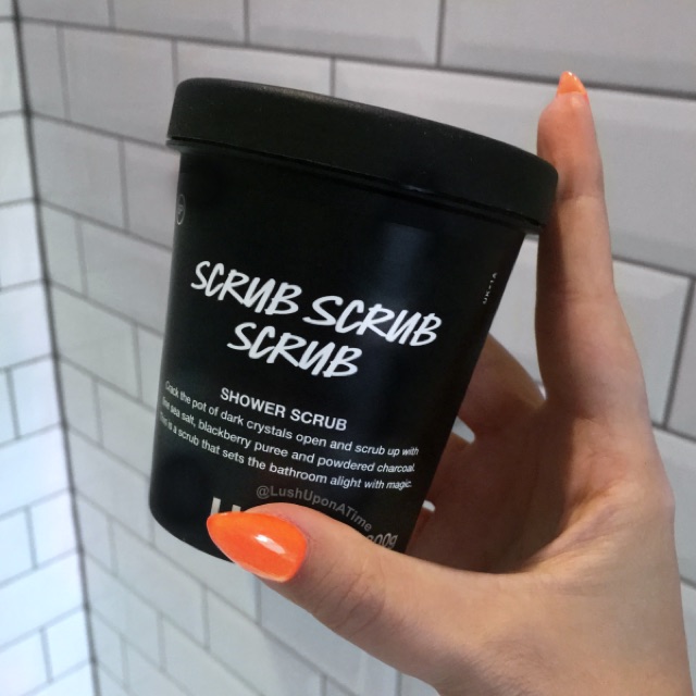 (ของใหม่) Lush Scrub Scrub Scrub Shower Scrub 300g/600g - unicornlover ...