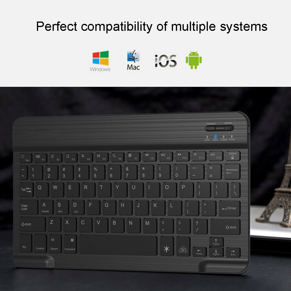 {new}Bluetooth Keyboard Backlit Illuminated Wireless Bluetooth Keyboard ...