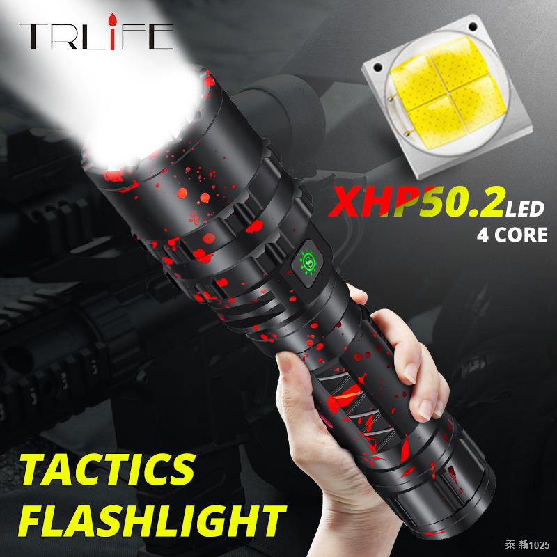8000lumens Tactical Flashlights Powerful XHP50.2 LED Flashlight Xlamp ...