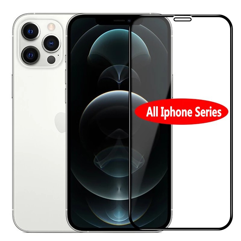 ฟิล์มกระจกนิรภัยกันรอยหน้าจอ 3D สำหรับ iPhone 13 12 11 Pro Max iPhone X ...