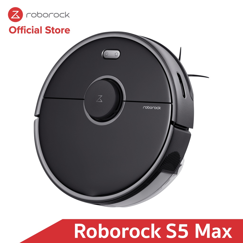 [รับประกัน 2 ปีเต็ม] โรโบร็อค Roborock S5 Max หุ่นยนต์ดูดฝุ่นถูพื้น ...