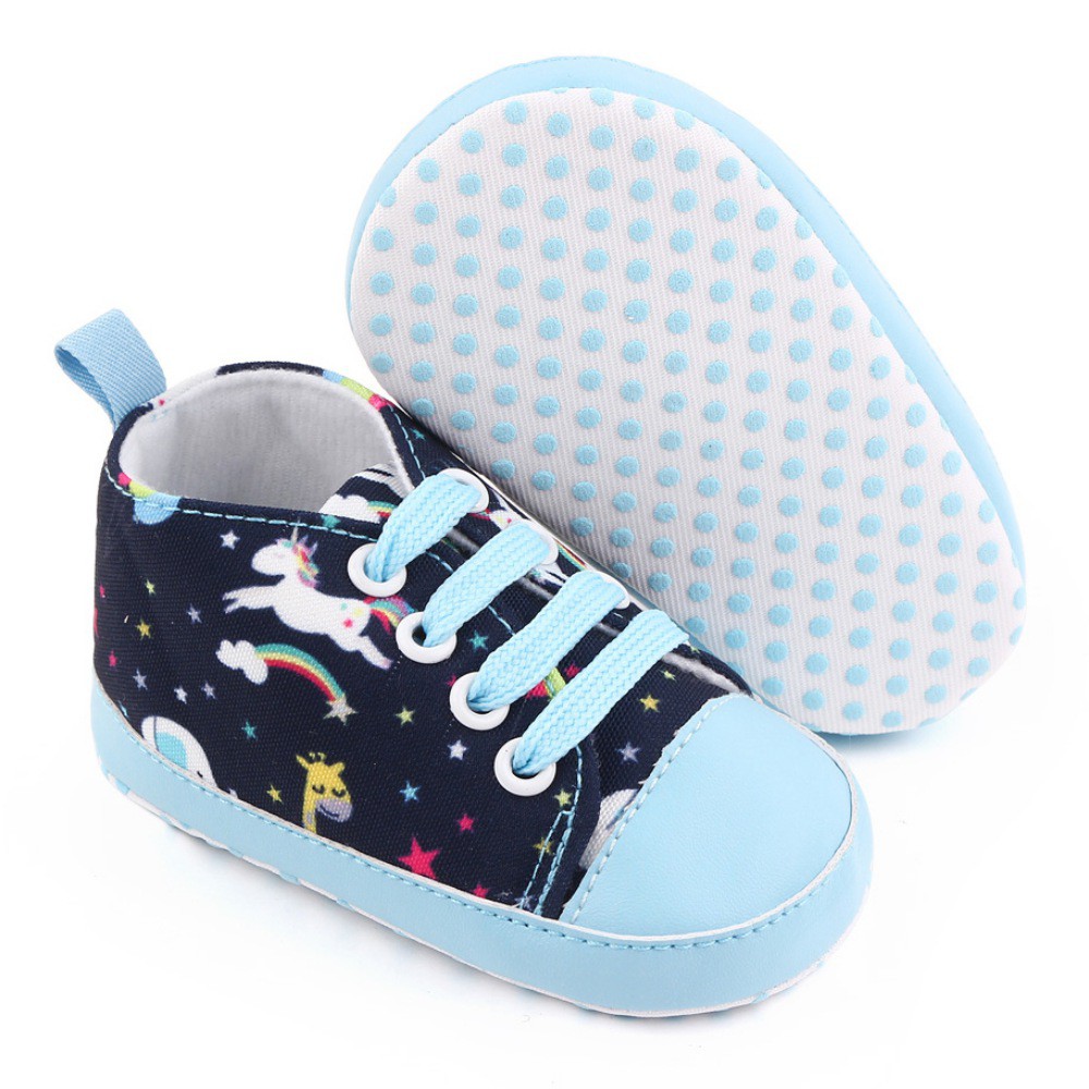 {}Baby Shoes Kids Boys Girls Lace-up Sneaker Children Cartoon Pattern ...