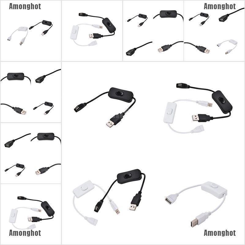 mq1th สายเคเบิ้ล USB พร้อมสวิทช์พาวเวอร์ซัพพลายสำหรับ Raspberry Pi Arduino USB On Off Toggle ...