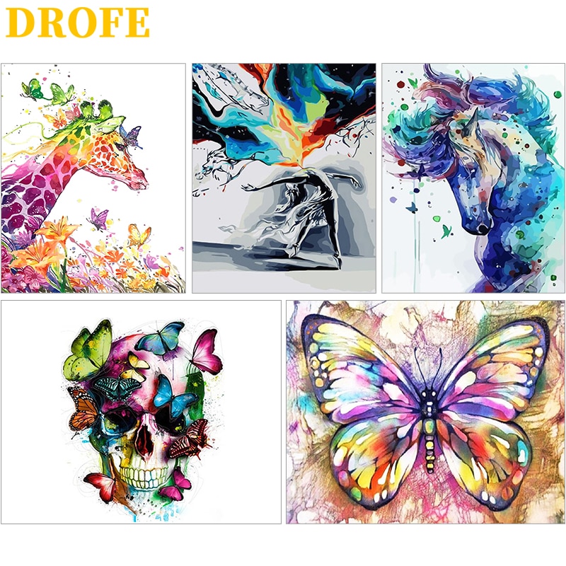 【24 Hours Shipping】Diy Digital Oil Painting By Numbers Kit On Canvas ...