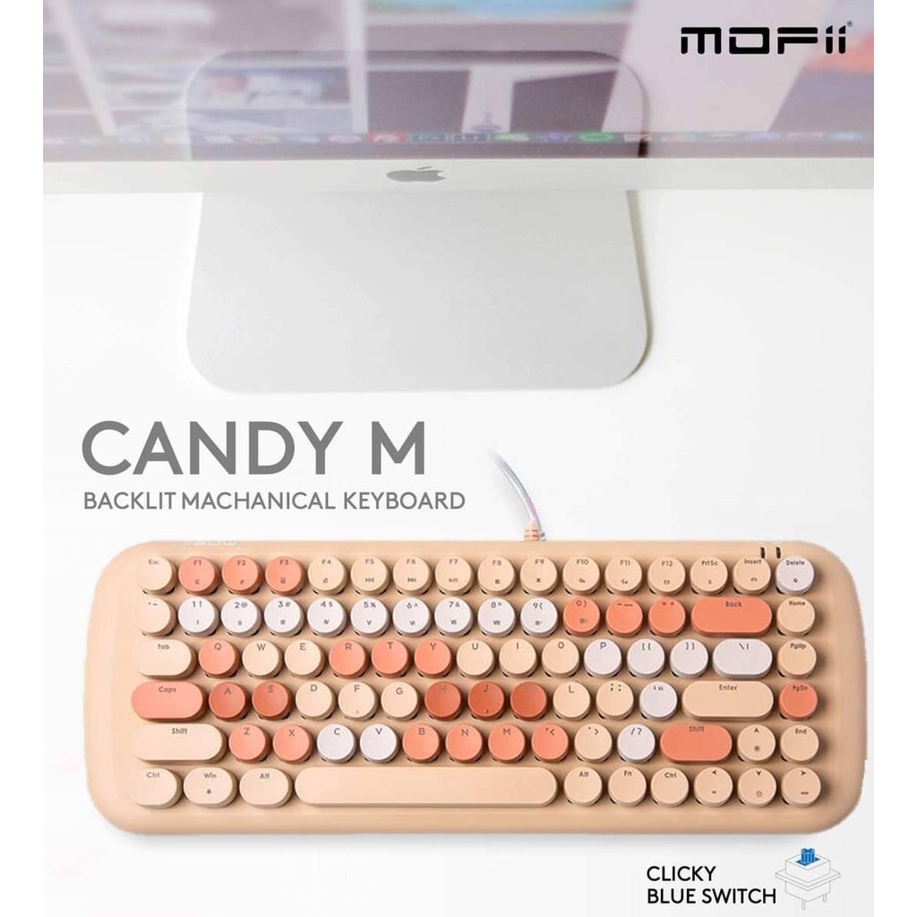 MOFII CANDY M BACKLIT MECHANICAL KEYBOARD คีย์บอร์ดมีสายสำหรับเล่นเกมส์ ...