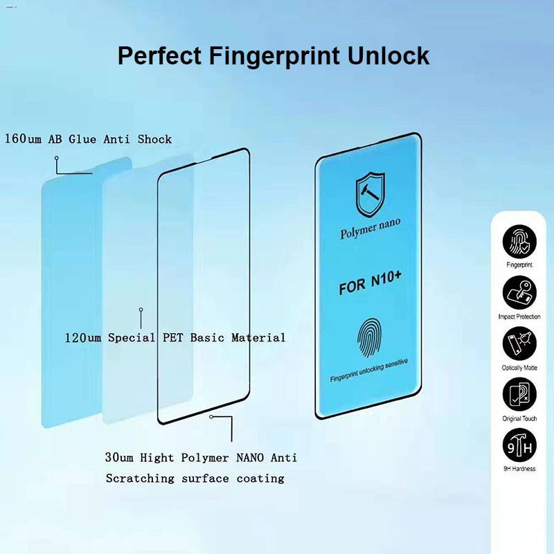 Samsung Galaxy S20 Ultra S10 S9 S8 Plus Polymer Nano Full Coverage ...