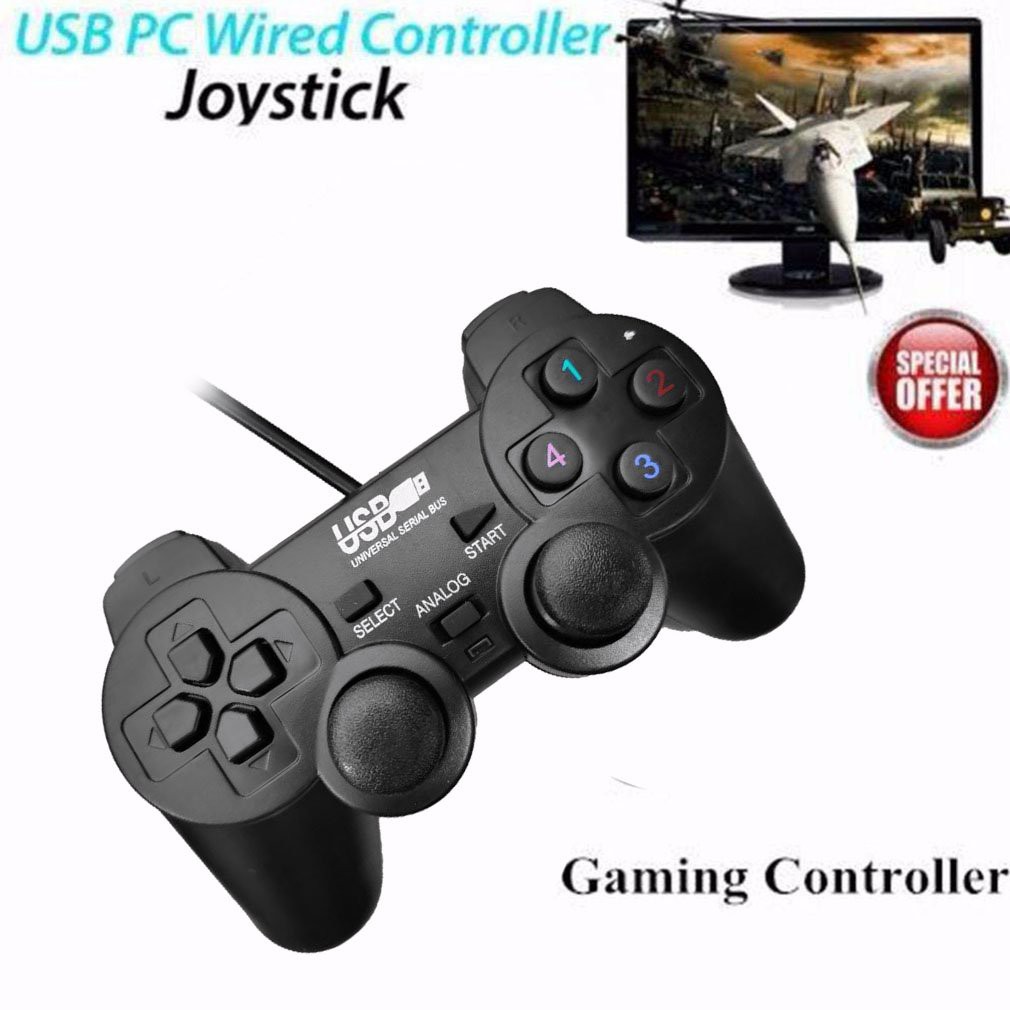 เกมแพด:Gamead Joystick USB2.0 Shock Joyad Gameads Game Controller For C ...