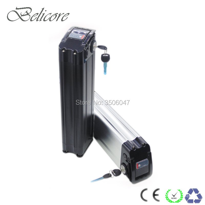 แบตเตอรี่จักรยานไฟฟ้า 24v 36v 48v silver fish battery case electric ...