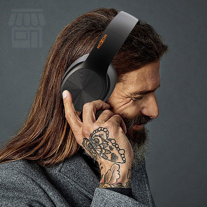 Moxom ชุดหูฟังบลูทูธไร้สาย ตัดเสียงรบกวน สําหรับโทรศัพท์มือถือ - zhsjs ...