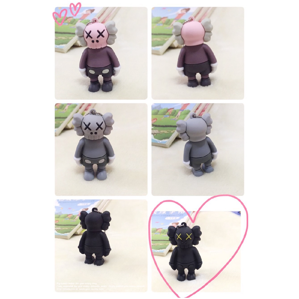 การ์ตูนแฟลชไดรฟ์ USB น่ารัก X KAWS X Sesame Street ตุ๊กตาการ์ตูนดิสก์ U ...