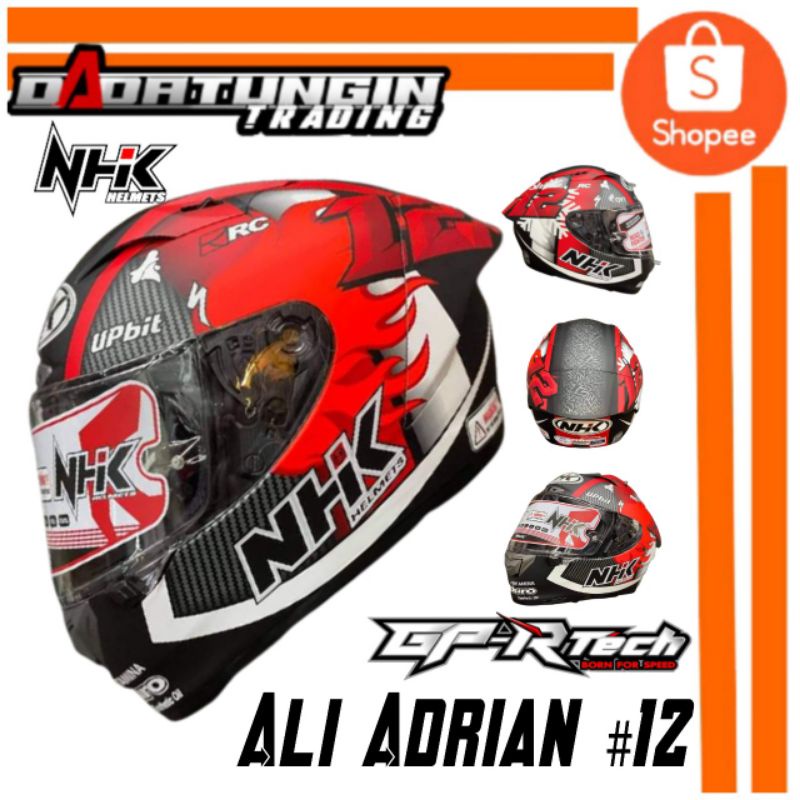 NHK GPR-Tech Ali Adrian Replica Helmet | Shopee Thailand