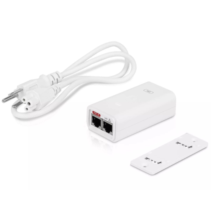 สินค้าหมด - UniFi Gigabit PoE Injector 24V 12W 0.5A พร้อมสายไฟ AC ...