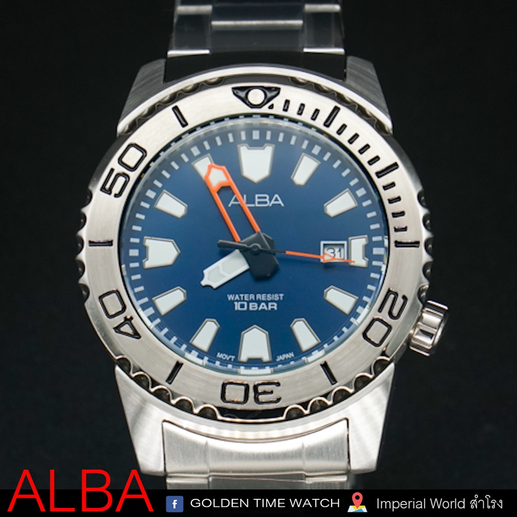 Alba Mini Monster นาฬิกาข้อมือผู้ชาย - golden_time_watch - ThaiPick