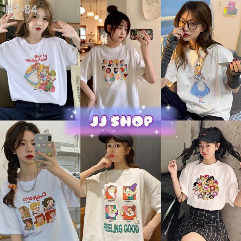JJ Shopพร้อมส่ง เสื้อยืดคอกลมแขนสั้น บายเจ้าหญิงสุดคิ้ว DX-Prin 07 ...