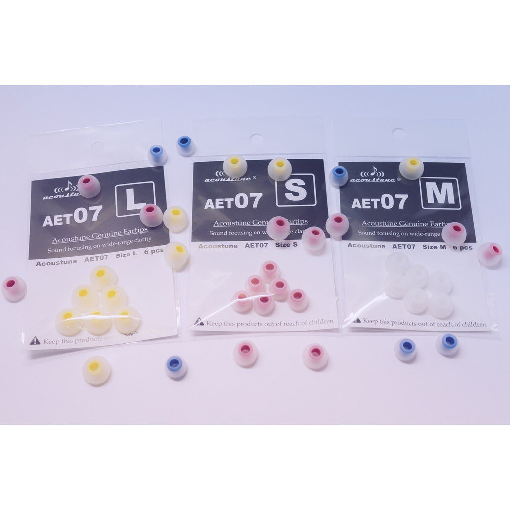 ahba Acoustune AET07 / AET 07 Genuine Eartips Ear Tips Ear Buds for In ...